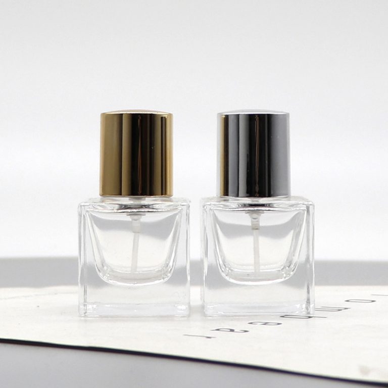 MUB 15ml Square Glass Perfume Bottles Small Capacity Refill Bottles ...